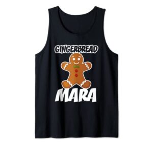 gingerbread mara christmas stocking stuffer tank top