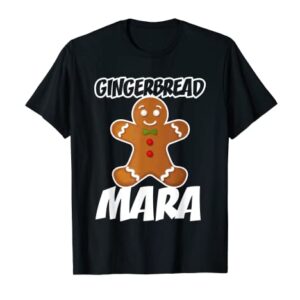 Gingerbread Mara Christmas Stocking Stuffer T-Shirt