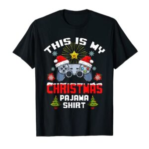 Xmas Gaming Stocking Stuffer - This Is My Christmas Pajama T-Shirt