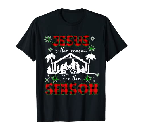 Christian Jesus The Reason Christmas Stocking Stuffer Gifts T-Shirt