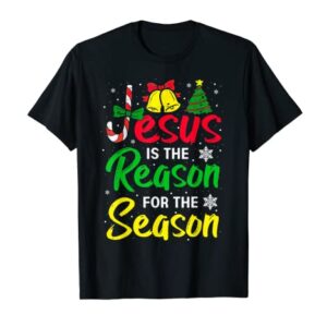 Christian Jesus The Reason Christmas Stocking Stuffer Gifts T-Shirt