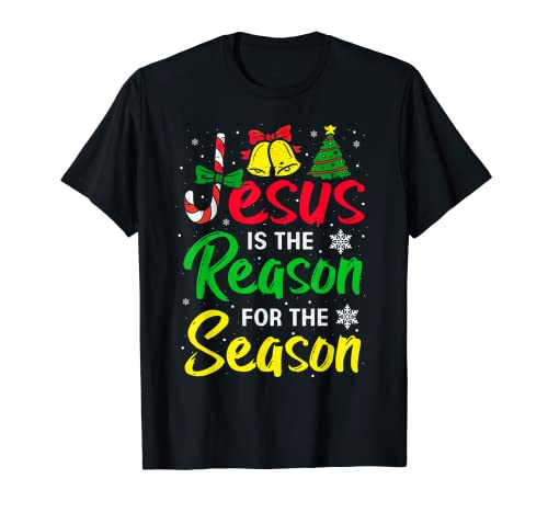 Christian Jesus The Reason Christmas Stocking Stuffer Gifts T-Shirt