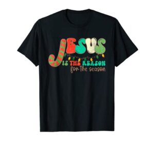 christian jesus the reason christmas stocking stuffer t-shirt