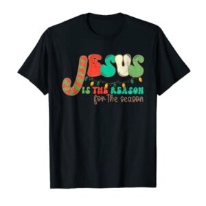 Christian Jesus The Reason Christmas Stocking Stuffer T-Shirt