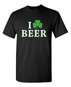 i clover beer men’s patty irish funny st patrick’s day t shirt l black1