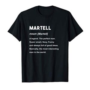 Mens Martell Name Shirt | Martell T-Shirt