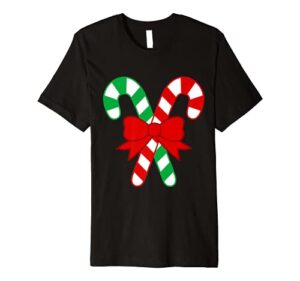 mens candy canes holiday gift shirt