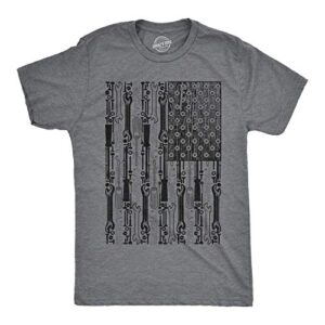 mens american flag tools usa merica dad gift t shirt handyman funny car lover (dark heather grey) – s