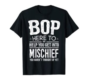 mens bop tee shirt from grandchildren funny grandfather bop t-shirt