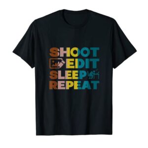 Retro Vintage Gift for Photographer - Photography - Shoot T-Shirt