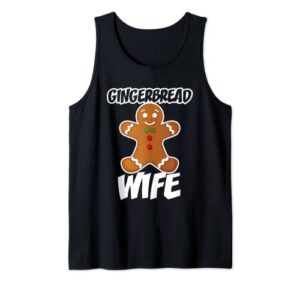 gingerbread wife christmas stocking stuffer tank top