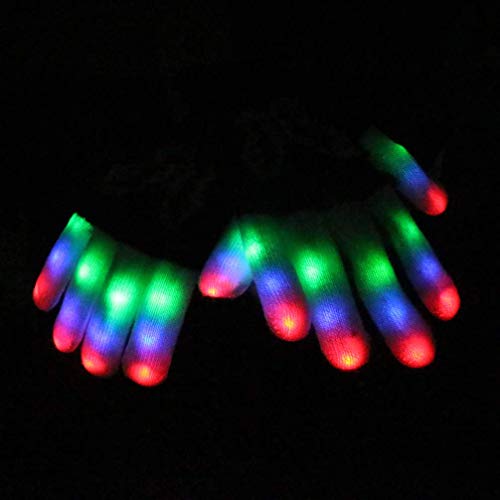 Luwint Led Gloves for Adult Children, Cool Toys for Boys Girls