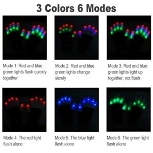 Luwint Led Gloves for Adult Children, Cool Toys for Boys Girls