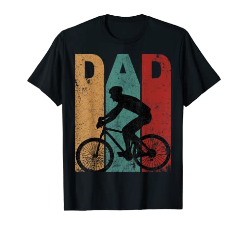 Vintage Bicycle Dad Cycling Grandpa Father's Day 4th Of July T-Shirt