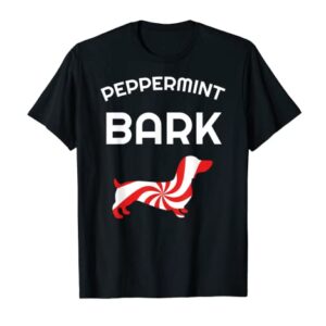 Sweet Peppermint Dachshund Dog Candy Apparel T-Shirt