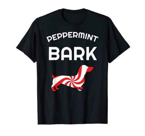 Sweet Peppermint Dachshund Dog Candy Apparel T-Shirt