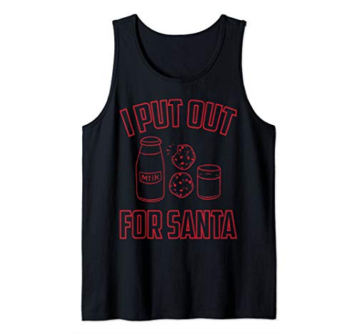 Put Out For Santa Funny Christmas Adult Humor Tank Top