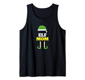 elf mom | mom stocking stuffer gift | funny ugly christmas tank top