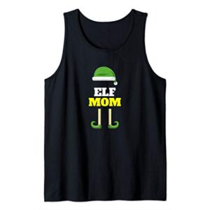 Elf Mom | Mom Stocking Stuffer Gift | Funny Ugly Christmas Tank Top