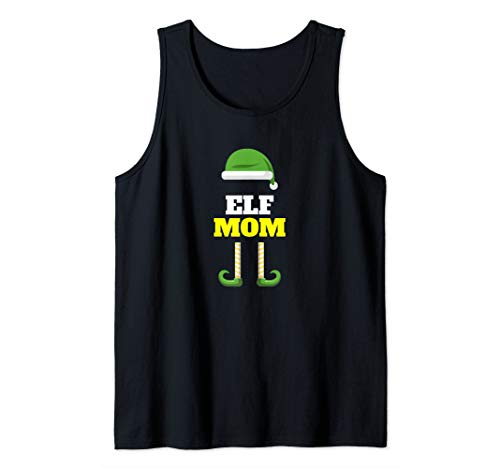 Elf Mom | Mom Stocking Stuffer Gift | Funny Ugly Christmas Tank Top