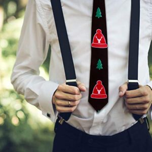 Homoyoyo Men Decor Christmas Tie Printed tie Christmas tie Universal tie Festive Printing Tie Boy Stocking Stuffer