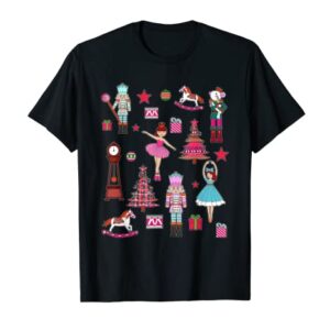 Christmas Nutcracker Figure Ballet Gift Family Matching Xmas T-Shirt