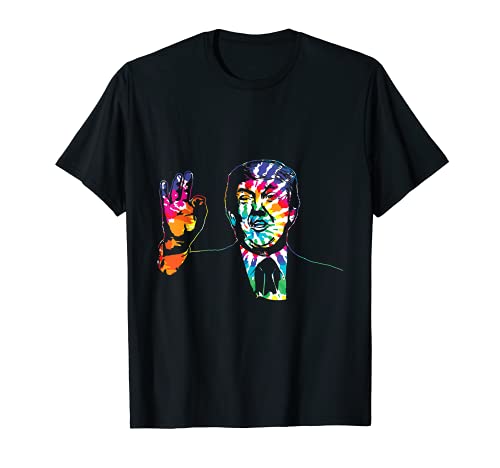 Tie Dye President Trump Shirt, Tie Dyed POTUS T-Shirt