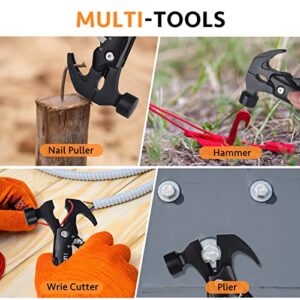 Multitool Hammer Pliers-Compact Multitool Camping Accessories Tool Pliers Saw and More-Including Bag and Gifts Box-Stocking Stuffers for Men, Christmas Gifts for Men Dad