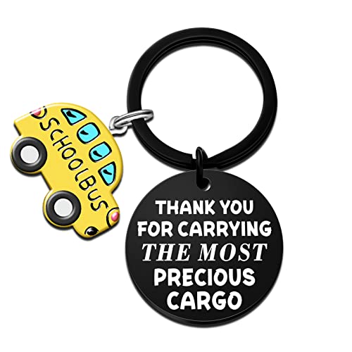 isiyu Bus Driver Gifts Stocking Stuffers For Women Men Chrismas Gifts for Daughter Mother School Bus Driver Appreciation Gifts Thank You For Keeping Me Safe Bus Driver Keychain Gifts