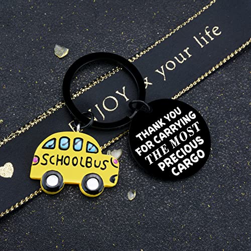 isiyu Bus Driver Gifts Stocking Stuffers For Women Men Chrismas Gifts for Daughter Mother School Bus Driver Appreciation Gifts Thank You For Keeping Me Safe Bus Driver Keychain Gifts