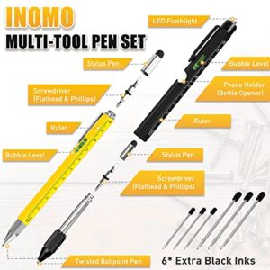 INOMO Dad Gifts from Daughter, 9 in 1 Multitool Pen, Father's Day Gifts for Dad, Birthday Gifts for Men Gifts, Boyfriend Gifts for Grandpa, Cool Gadgets for Men, Gifts for Men Who Have Everything