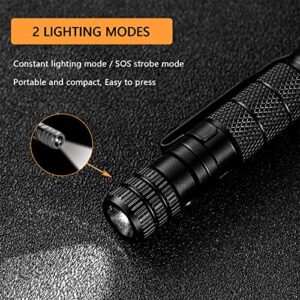 Gifts for Men Boyfriend Dad Husband Son, 10-in-1 Tactical Pen Aluminum Alloy Multitool Pen Survival Gear, Cool Gadgets for Christmas Stocking Stuffers Fathers' Day Anniversary Birthday