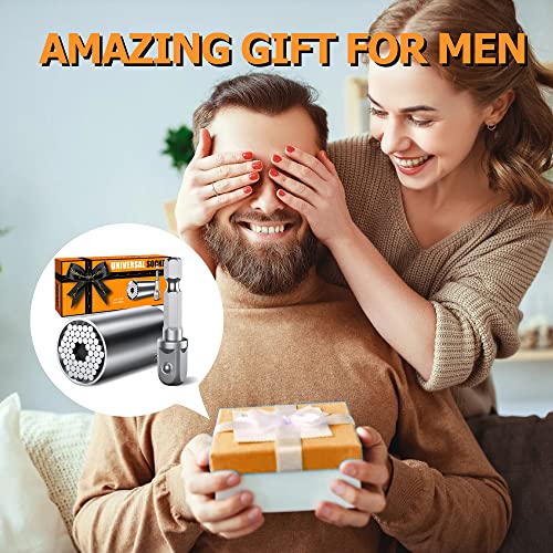 Stocking Stuffers Gifts for Men, Super Universal Socket,Unique Christmas Gifts for Men ,Cool Gadgets for Men Women, Birthday Gift for Dad Fathers Husband,Tools Gifts for Men, Him, DIY Handyman