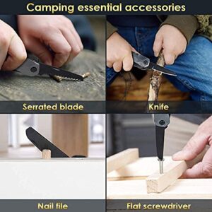 Buy Together to Save More - Multitool Camping Accessories 13 In 1 Survival Tools & BBQ Grill Scraper Christmas Stocking Stuffers Birthday Gifts for Men Women Dad Adults Mom Kitchen Gadgets