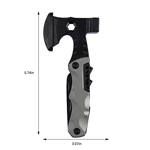 Multi-function Axe, hammer, knife, suitable for camping, fishing, outdoorsy, emergency survival, a unique gifts for men.