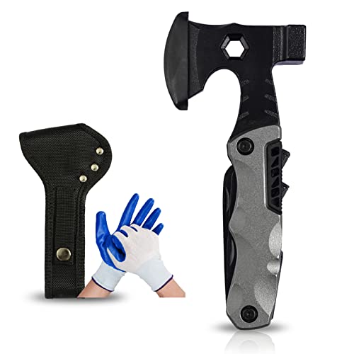 Multi-function Axe, hammer, knife, suitable for camping, fishing, outdoorsy, emergency survival, a unique gifts for men.