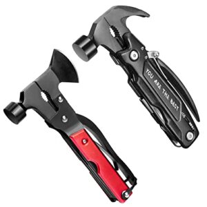 multitool 2 pcs set, includes hammer multitool & hatchet multitool