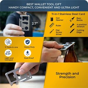 DELLONA Super Socket Stainless Steel Multitool Key 3-pcs, Dad Birthday Gifts For Men, Universal Socket Tool to Unscrew Any Bolt, Ruler, Bike Spoke Key Cool Gifts For Dad/ Fathers Who Wants Nothing