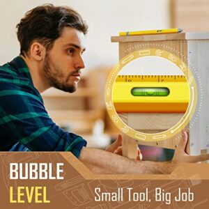 Valentines Day Gifts for Him Boyfriend - Multitool Pen Gifts for Men Dad Husband Cool Gadgets with Magnetic Pickup Tool Ruler Level Light Unique Birthday Father's Day Gifts for Men Who Have Everything