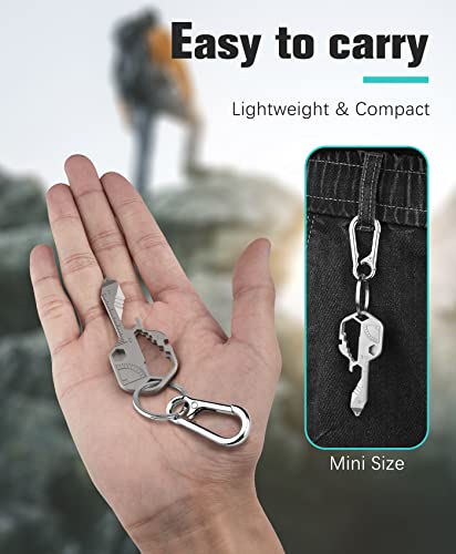 Doayolgg key shaped multitool keychain multi tool Father's Day Gift multitool key with keychain mini multi-tool,Best Birthday gift for your lover,friend or multitool fans