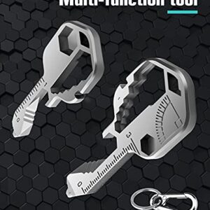 Doayolgg key shaped multitool keychain multi tool Father's Day Gift multitool key with keychain mini multi-tool,Best Birthday gift for your lover,friend or multitool fans