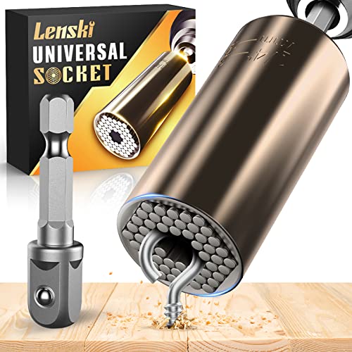 Lenski Gifts for Men, Super Universal Socket Mens Gifts, Dad Gifts from Daughter, Gadgets Tools for Men, Fathers Gifts for Dad, Unique Steelers Gifts for Him, Birthday Gifts for Husband, Grandpa