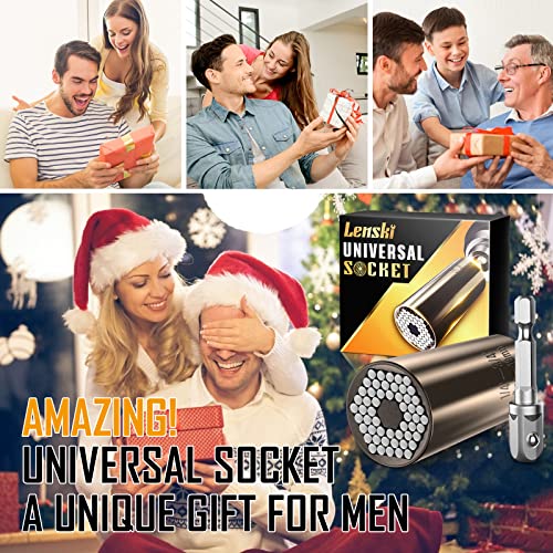 Lenski Gifts for Men, Super Universal Socket Mens Gifts, Dad Gifts from Daughter, Gadgets Tools for Men, Fathers Gifts for Dad, Unique Steelers Gifts for Him, Birthday Gifts for Husband, Grandpa