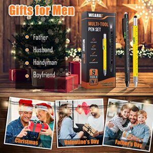 Stocking Stuffers for Men, 18 in 1 Snowflake Multitool Gifts for Men,9 in 1 Multitool Pen Set, Christmas Gifts for Men