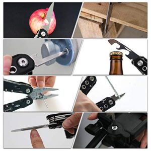 Gifts for Dad Women Grandparents From Daughter Son, Unique Birthday Gift Idea for Men Adult Son, Cool Christmas Present Stocking Stuffer for Lover, 14-in-1 Tools Multitool Pliers