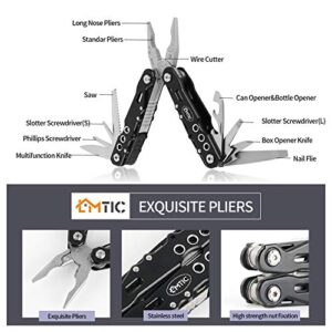 Gifts for Dad Women Grandparents From Daughter Son, Unique Birthday Gift Idea for Men Adult Son, Cool Christmas Present Stocking Stuffer for Lover, 14-in-1 Tools Multitool Pliers