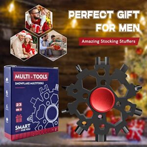 Snowflake Multitool Gifts for Men Dad, Upgrade 22-in-1 Multi Tool, Unique Birthday Gifts for Boyfriend Husband Grandpa, Cool Gadgets for Outdoor Travel Camping