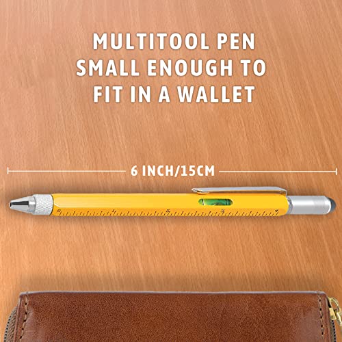 Gifts for Men Multitool Pen,7 in 1 Multi-Functional Stylus Pen,Cool Gadgets,Gifts for Grandpa Husband Dad Boyfriend,Unique Mens Valentines Gifts from Daughter