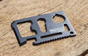 the original credit card survival tool – 11 essential tools in 1 – utility key multitool