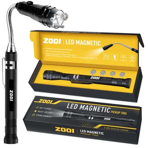 ZOOI Gifts for Men, Telescoping Magnetic Pickup Tools Mens Gifts, Fathers Day Gifts for Dad, Tool Cool Gadgets for Men, Idea Birthday Gifts for Men Who Have Everything, Boyfriend, Husband, Grandpa